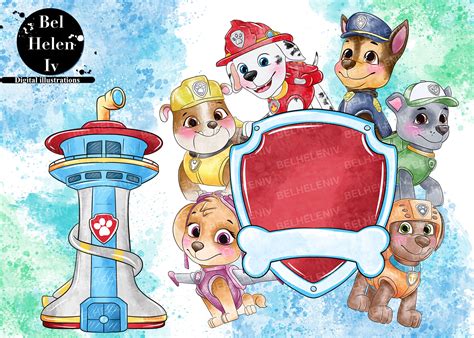 Paw Patrol Watercolor Clip Art Paw Patrol Png Download Paw Inspire Uplift Paw Patrol
