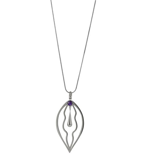 Halsband Snippa Stål Ametist Skoog Living Feng Shui Shop