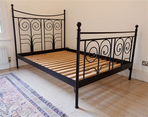 Metal Bed Frame King Ikea At Patrick Lauzon Blog