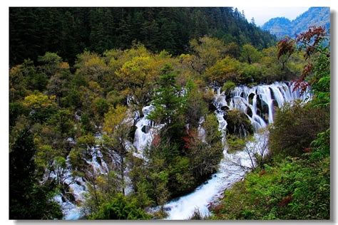 图片：童话世界 九寨沟瀑布 九寨沟风光摄影 美景旅游博客