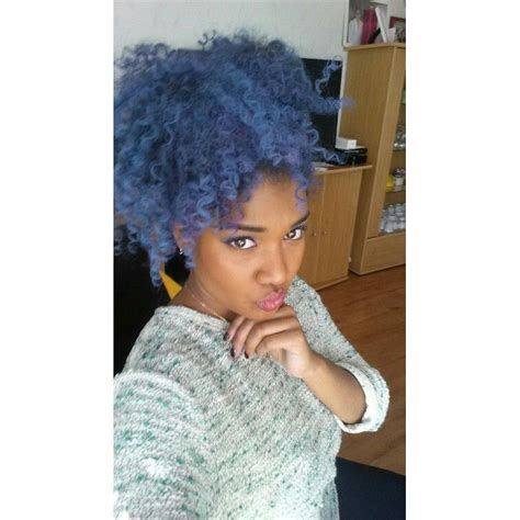 Curly Blue Hair