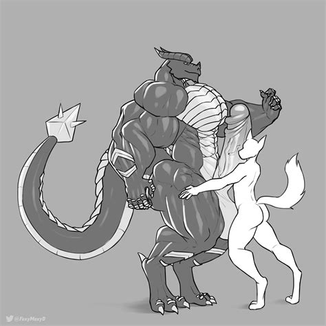 Rule 34 Big Ass Big Muscles Big Penis Dragon Foxymoxyd Furry Moxydoxy
