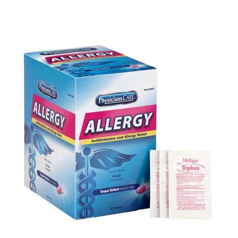 Physicianscare Antihistamine Allergy Medication 50 Firstaidonly