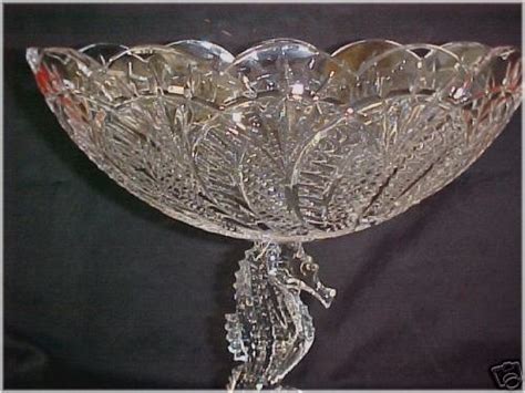 Waterford Seahorse Compote Centerpiece Fruit Bowl 20808067