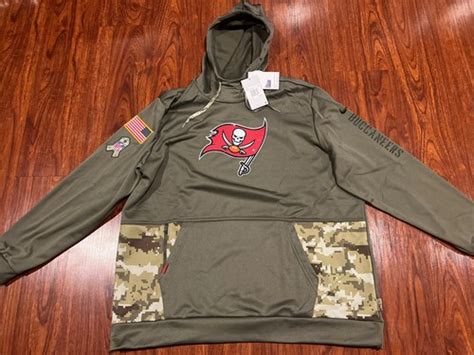 Nike Mens Tampa Bay Buccaneers Salute To Service Hoodie Sweatshirt 2xl