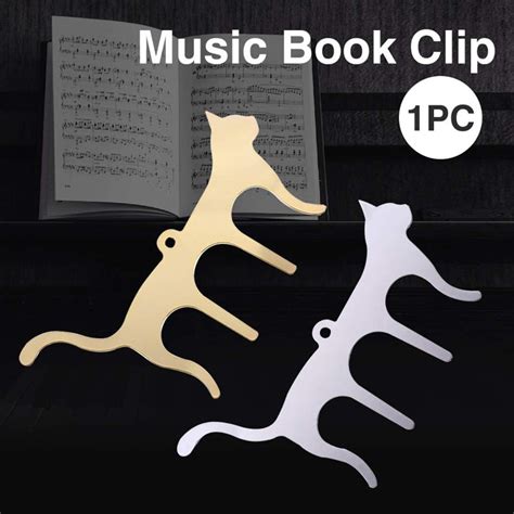 Metal Music Book Clips Sheet Music Holder Chips For Sheet Stands Cute