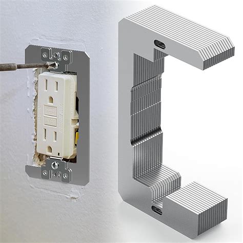 Wuno Shop 15 Pcs Wall Plate Spacers Metal Outlet Spacers For