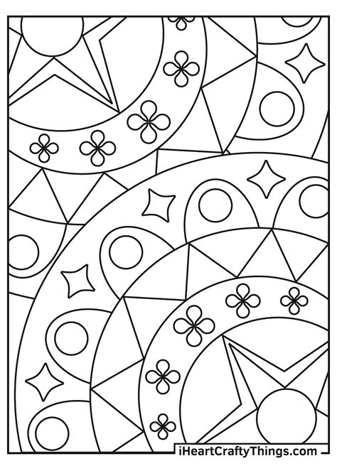 Easy Abstract Coloring Pages