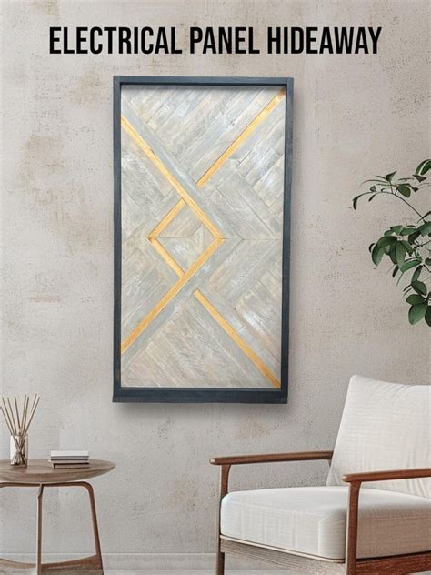 Rustic Electrical Panel Cover Rustic Boho Art Design Custom Sizes Available Breaker Box