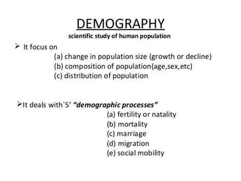 Demography Lecture Ppt Pptx