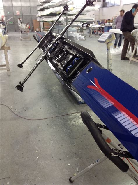 Filippi Boats Red Bull Colors Shell Detail Rowing Boat Customized For