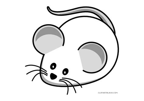 Mouse Clip Art Black And White
