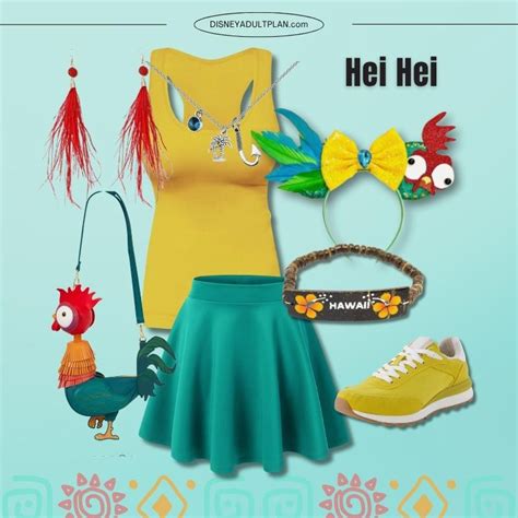Hei Hei Disneybound Outfit For Women Moana Sidekick Look