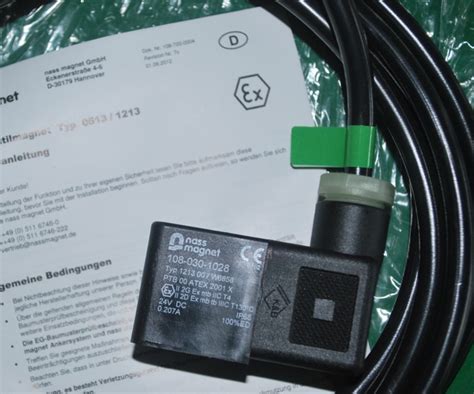 德国nass 防爆线圈108 030 1028 1213 00w6858 浇封防爆线圈厂家价格330元台阀门配件温州超赢自动化仪表有限公司 中国泵阀网