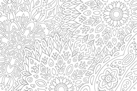 Premium Vector Beautiful Monochrome Linear Coloring Page