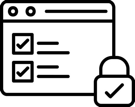 Secure Data Vector Icon 19964808 Vector Art At Vecteezy