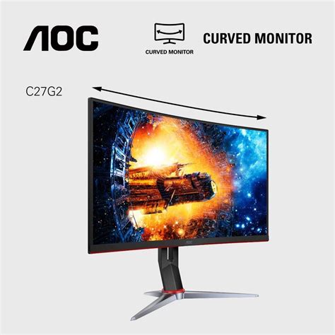Aoc C27g2 27 Va Curved Fhd 165hz 1ms Freesync Premium Gaming Monitor Computers And Tech Parts