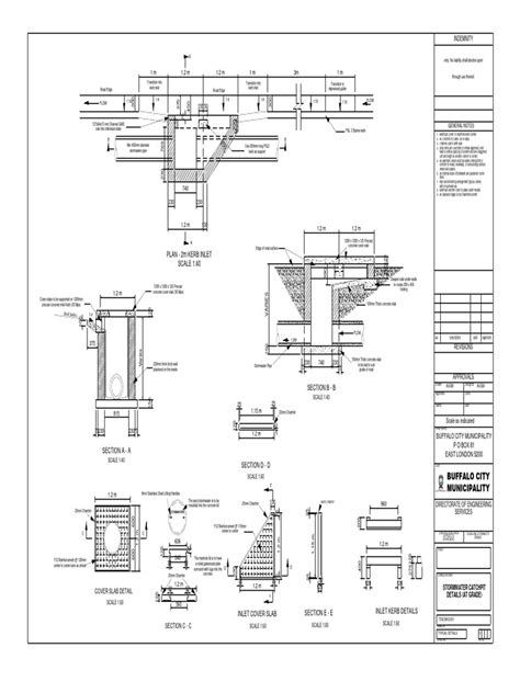 Stormwater Catchpit Details At Grade Revised Pdf Materials