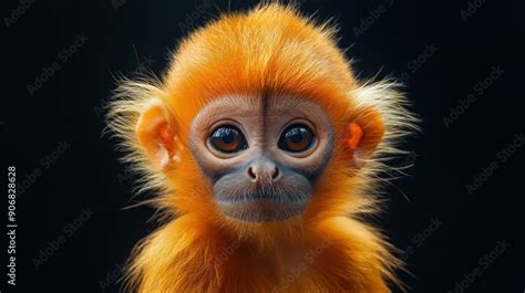 This Type Javanese Monkey Is Called Langur Or Lutung The Exotic Primate