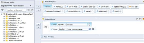 Reports Based On Unx Universe From Bi Platform Cms System Database Universe General Discussion