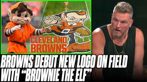 Cleveland Browns Debut New Logo Brownie The Elf Pat Mcafee Reacts