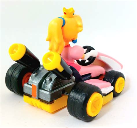 代購代標第一品牌－樂淘letao－送料200円～走る2014年製 任天堂 マリオカート8 プルバックフィギュア「ピーチ姫」プルバックカー ゲームキャラクター グッズ チョロq