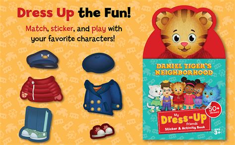 Daniel Tiger My Dress Up License Sticker Activity Book Sticker Book
