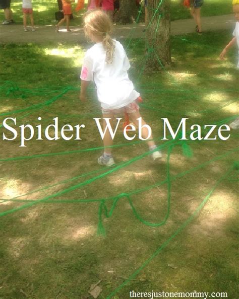 Spider Web Maze Theres Just One Mommy