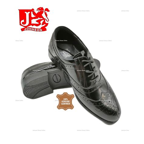 133417 Johnson Shoes Officer Kasut Potong Shopee Malaysia
