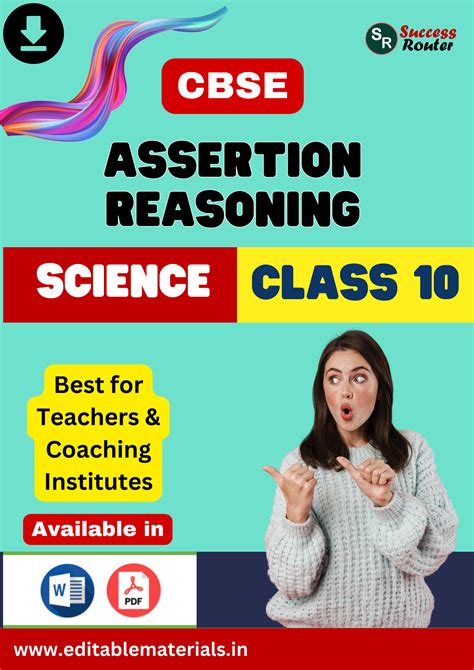 Assertion Reason Question Bank For Cbse Class 10 Science Editable