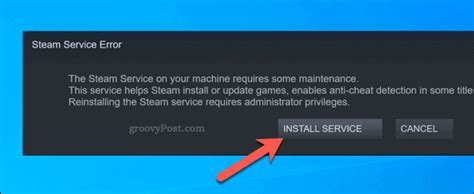 How To Fix A Steam Service Error On Windows 10