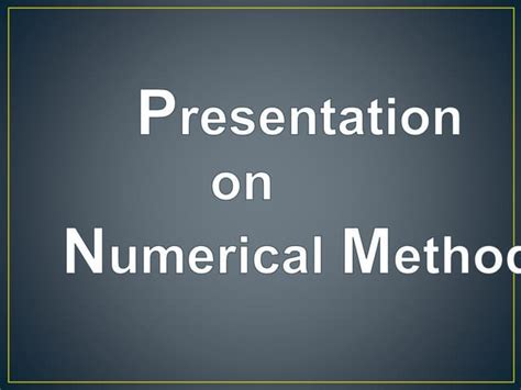 Numerical Method Picardstaylor And Curve Fitting Pptx
