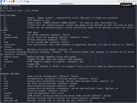 Fuzzing Tools In Kali Linux Testingdocs