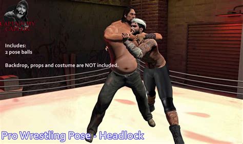 Second Life Marketplace Pro Wrestling Pose Headlock