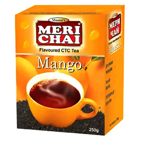 Черный чай "Манго" Мери чай 100гр (картон)