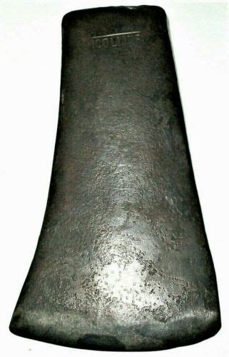 Vintage Collins Rafting Pattern Single Bit Felling Axe Head Antique