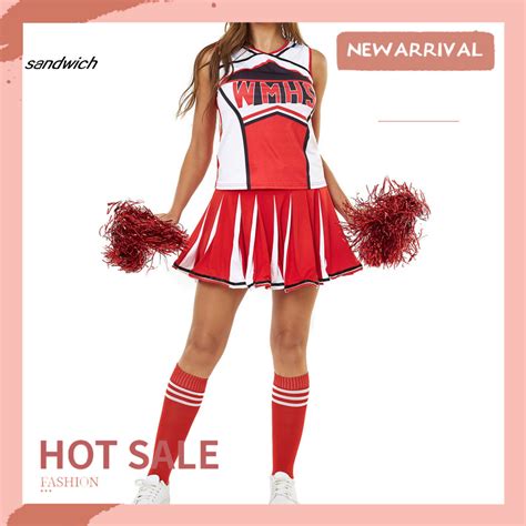 Sand Vibrant Cheerleading Uniforms High School Cheerleader Costume Set