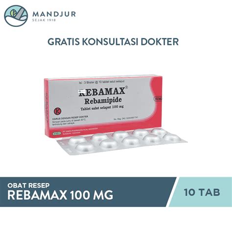 Rebamax 100 Mg 10 Tablet — Apotek Mandjur