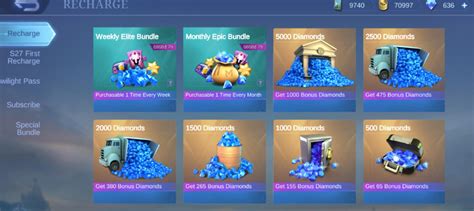 Bug Cannot Recharge Diamond Android Rmobilelegendsgame