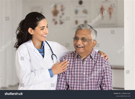 Happy Indian Patient With Doctor Photos And Images Shutterstock