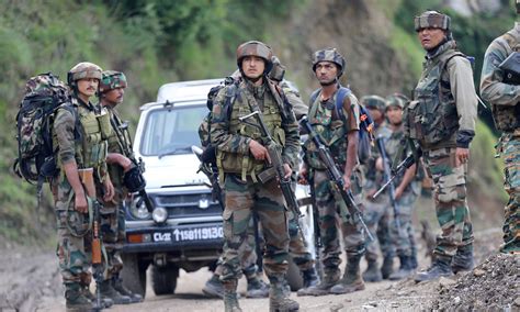 Army Search Operation On Following Suspicious Movement Near Loc
