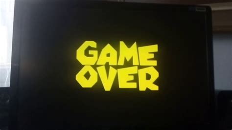Super Mario Galaxy Game Over Youtube