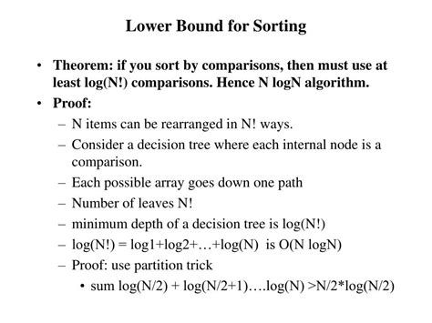 Ppt Sorting Powerpoint Presentation Free Download Id1296528
