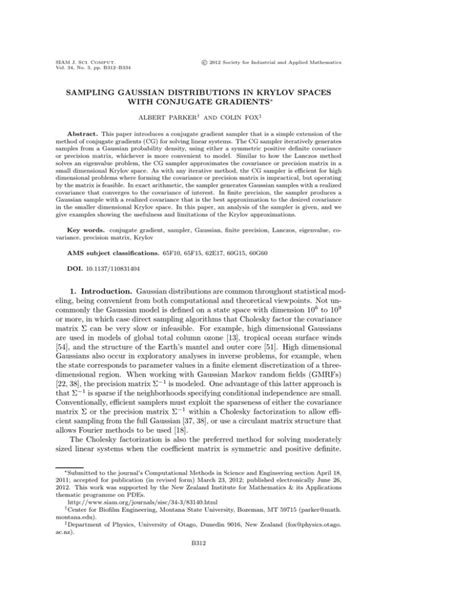 Sampling Gaussian Distributions In Krylov Spaces With Conjugate Gradients