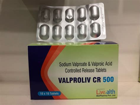 Sodium Valproate And Valproic Acid Controlled Release Tablets At ₹ 100