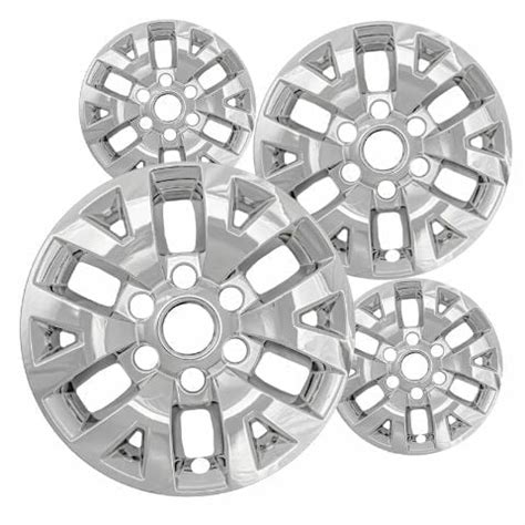 16 Chrome Wheel Skins Set Compatible With 16 23 Toyota Tacoma Trd Off