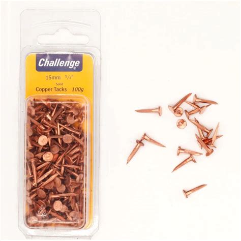 Tack 15mm Copper 100g Pkt Challenge 58 Read Bros Hardware