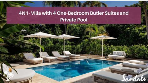 Suite Tour 4n1 Villa With 4 One Bedroom Butler Suites And Private Pool