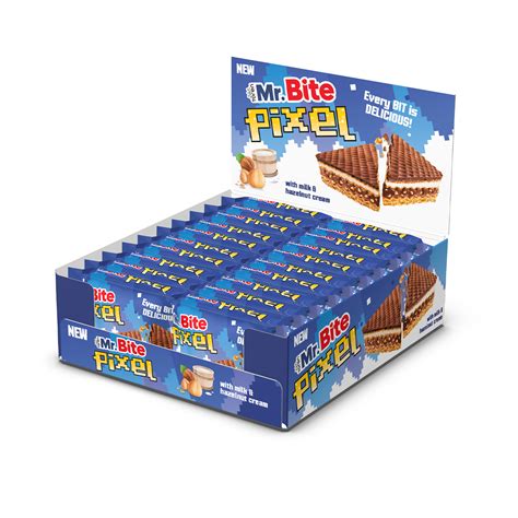 Mr Bite Pixel With Milk And Hazelnut Food District Trading Company