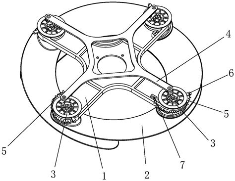 一种风扇灯扇叶联动结构的制作方法